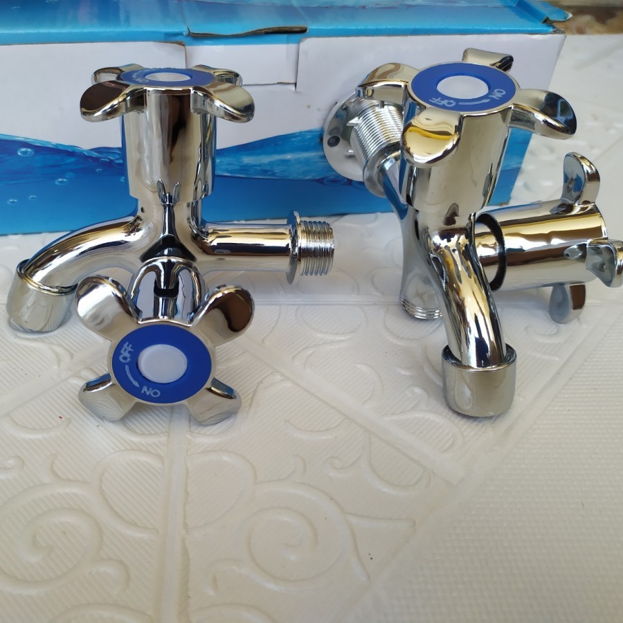 Jual kran cabang shower / kran cabang kamar mandi ukuran 1/2 inch - Premium | Shopee Indonesia