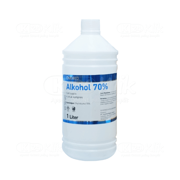 Jual ALKOHOL 70% 1 LITER ONEMED ALCOHOL 70% 1 LITER ONEMED | Shopee ...