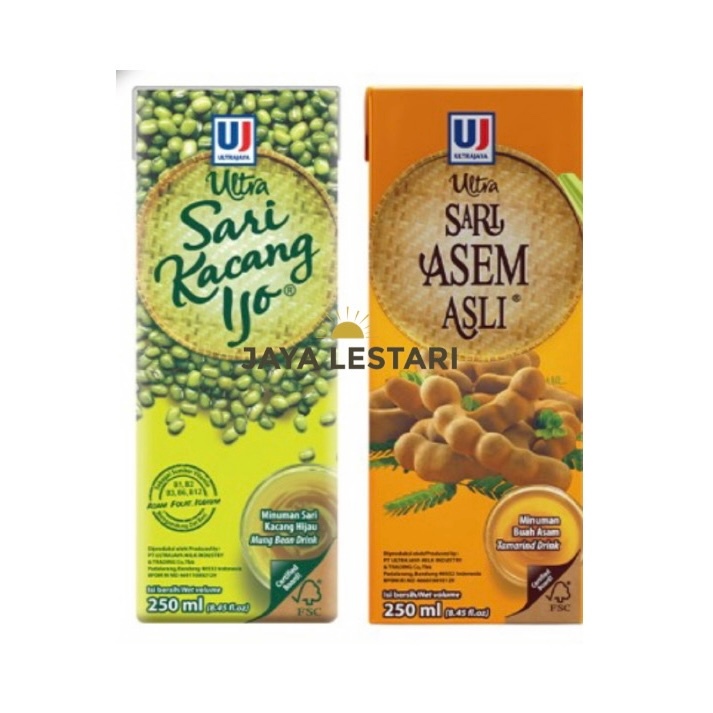 Jual Ultra (Sari Kacang Ijo & Sari Asem Asli) (250ml) | Shopee Indonesia