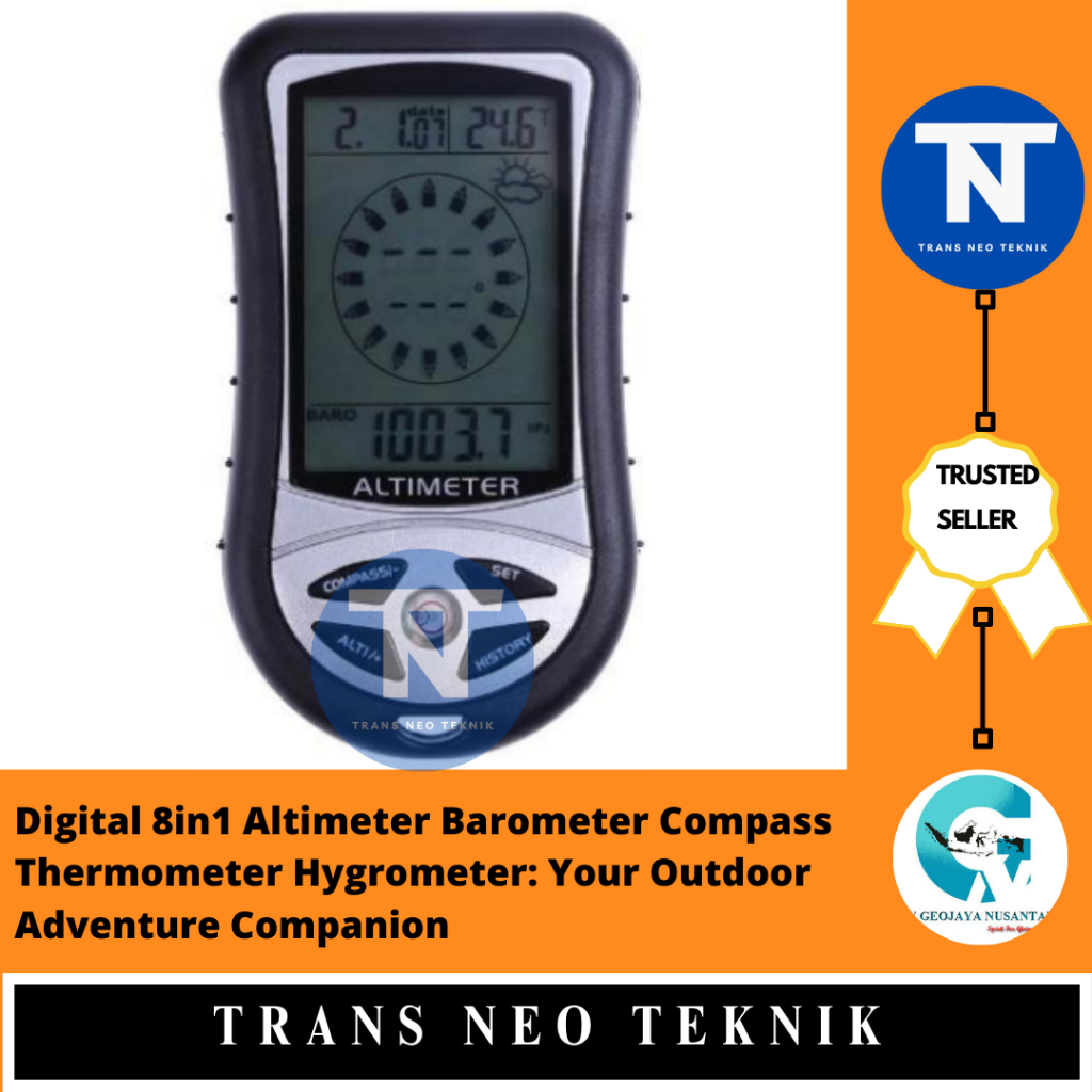 Jual Digital 8in1 Altimeter Barometer Compass Thermometer Hygrometer ...