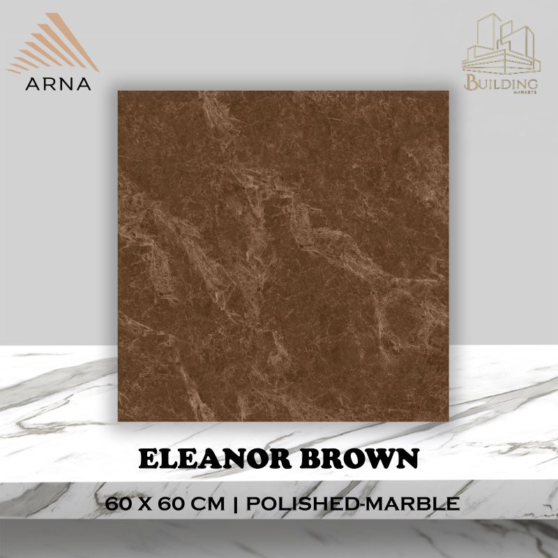 Jual Granite Lantai 60x60 ELEANOR BROWN/GLOSSY/ARNA/SERIES | Shopee ...