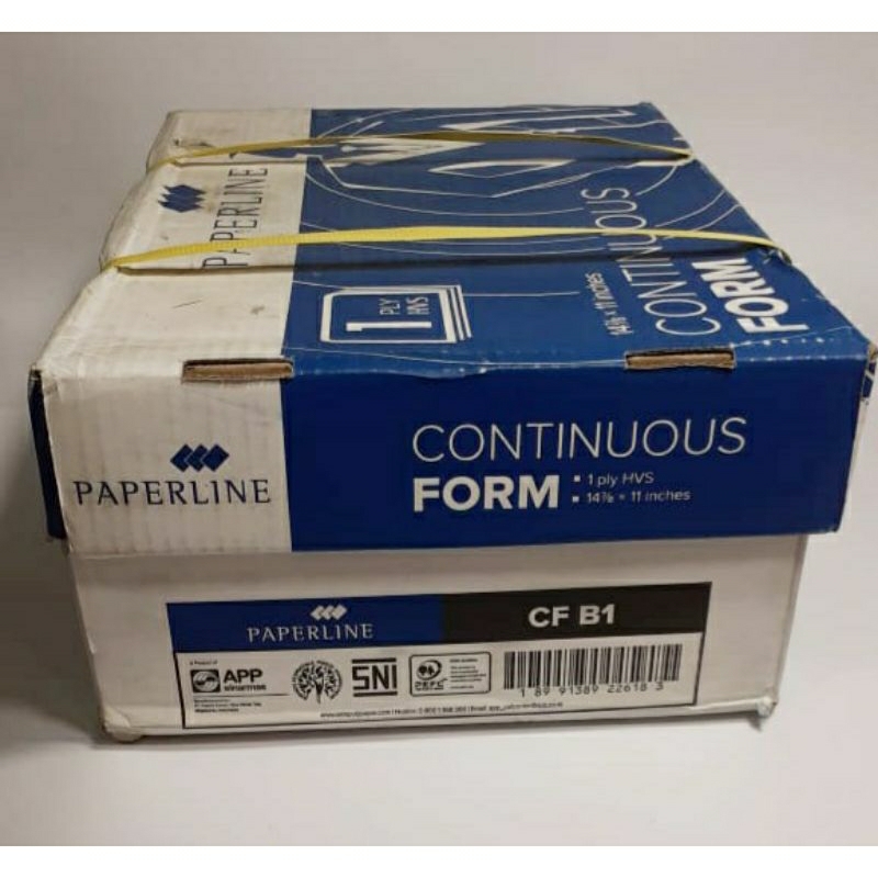 Jual Continuous Form B1 Paperline 1 ply/ CF B1 1 ply | Shopee Indonesia