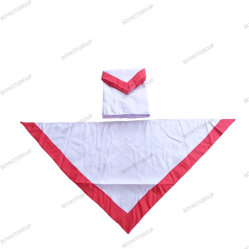 Jual hasduk pramuka pembina 1 kodi SG super halus full kain -+ 130cm ...