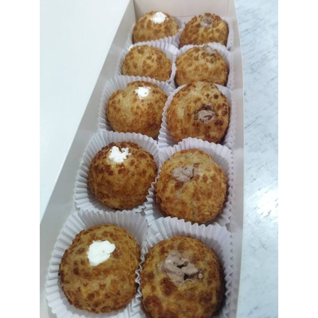 Jual Kue Choux Soes Deliz Sus Crunchy Creamy Coklat Vanilla Mini ...