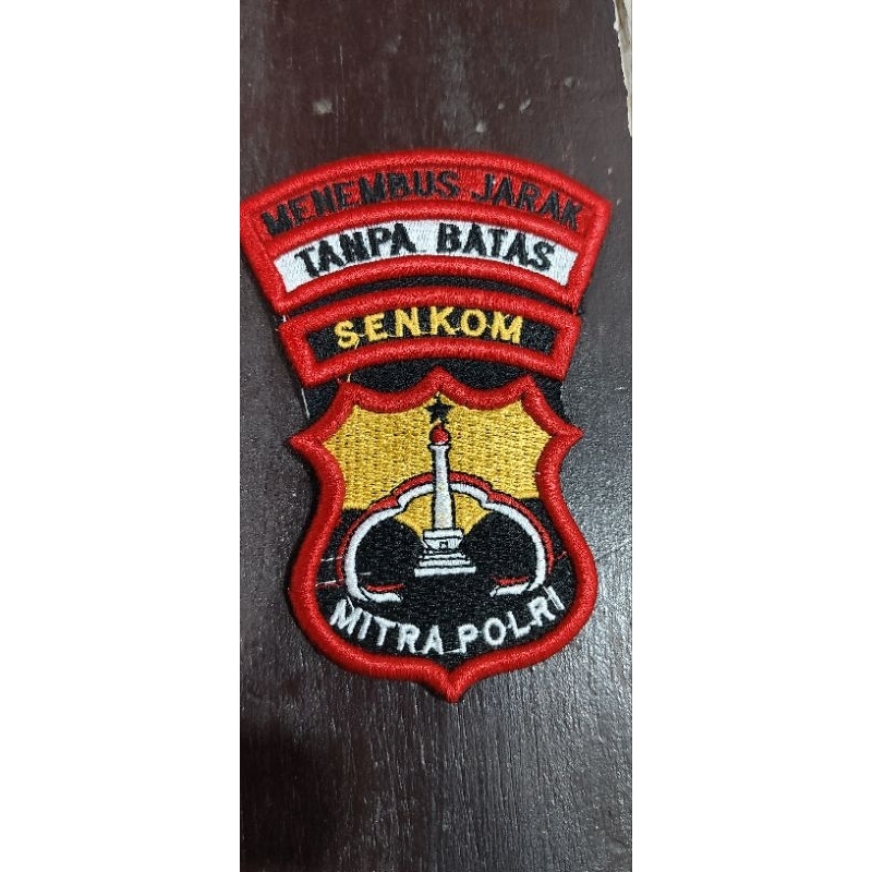 Jual logo menembus jarak tanpa batas senkom bordir timbul | Shopee ...