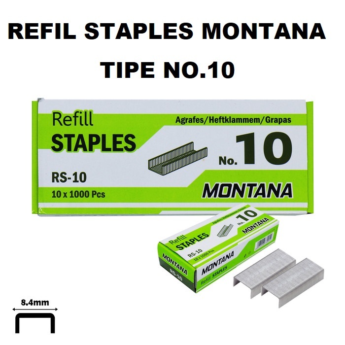 Jual ISI STAPLES MONTANA NO.10/ ISI STAPLES | Shopee Indonesia