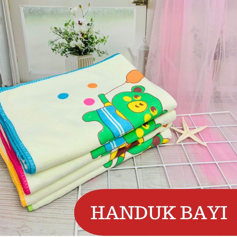 Jual RC Handuk Bayi Handuk Baby Mandi Ukuran 60x120 Dan 50X100cm ...