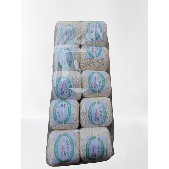 Jual 1Pak Benang Jahit Rami / Benang Jahit Kasur Serbaguna ( Isi 10roll ...