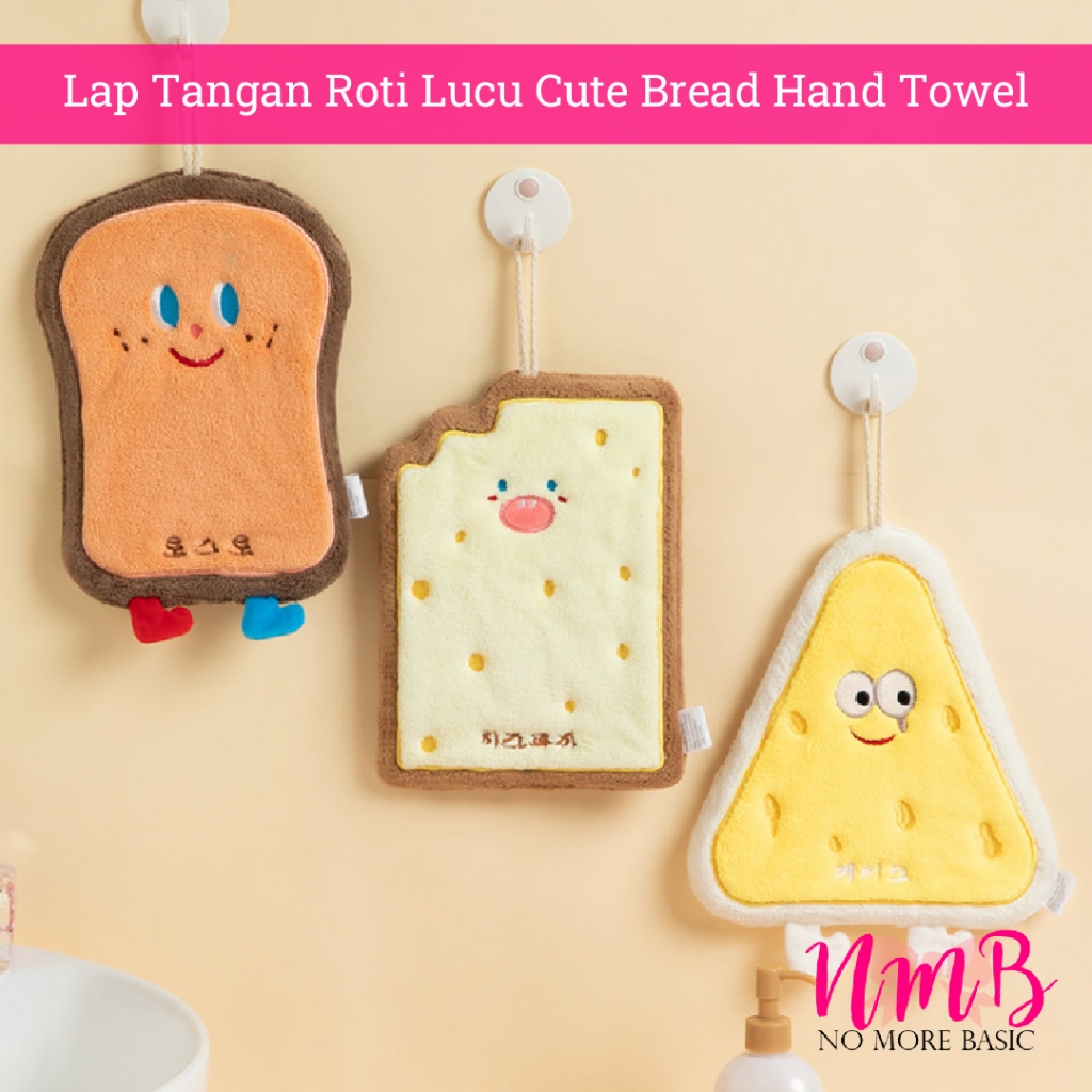 Jual Lap Tangan Roti Lucu Cute Bread Hand Towel | Shopee Indonesia