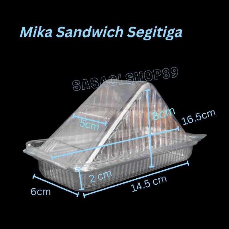 Jual Mika Sandwich isi 10 Mika sando Salad Fruit Tray Roti Tawar ...