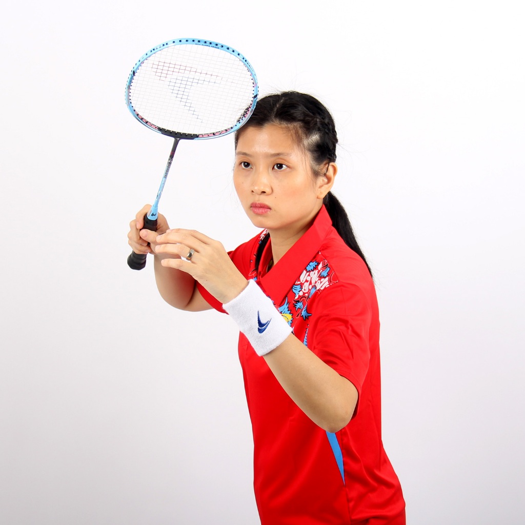 Jual Flypower Rio Gold G2 Raket Badminton - Sky Blue Tas + Kaos ...