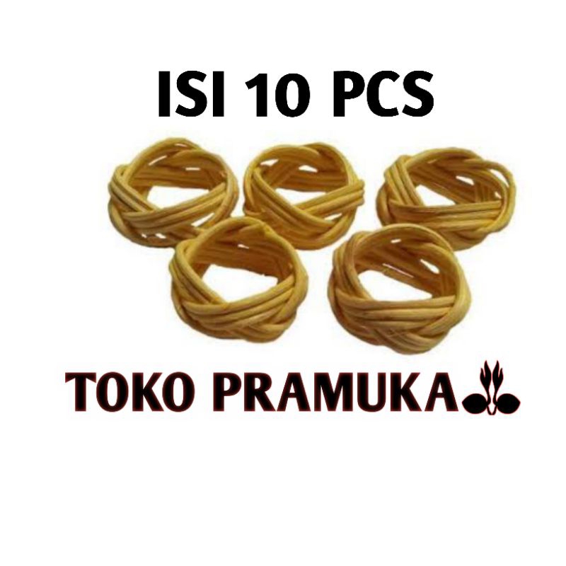 Jual Ring Kalep Pramuka - Ring Rotan - 10Pcs | Shopee Indonesia