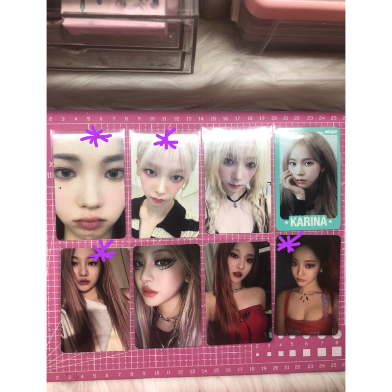 Jual [ BACA DESC ] aespa karina winter ningning OFFICIAL photocard ...