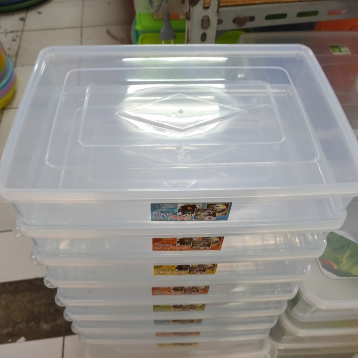 Jual Tempat Donat KECIL/ kotak untuk 6 donat Plastik Nagoya 5215 tantos ...