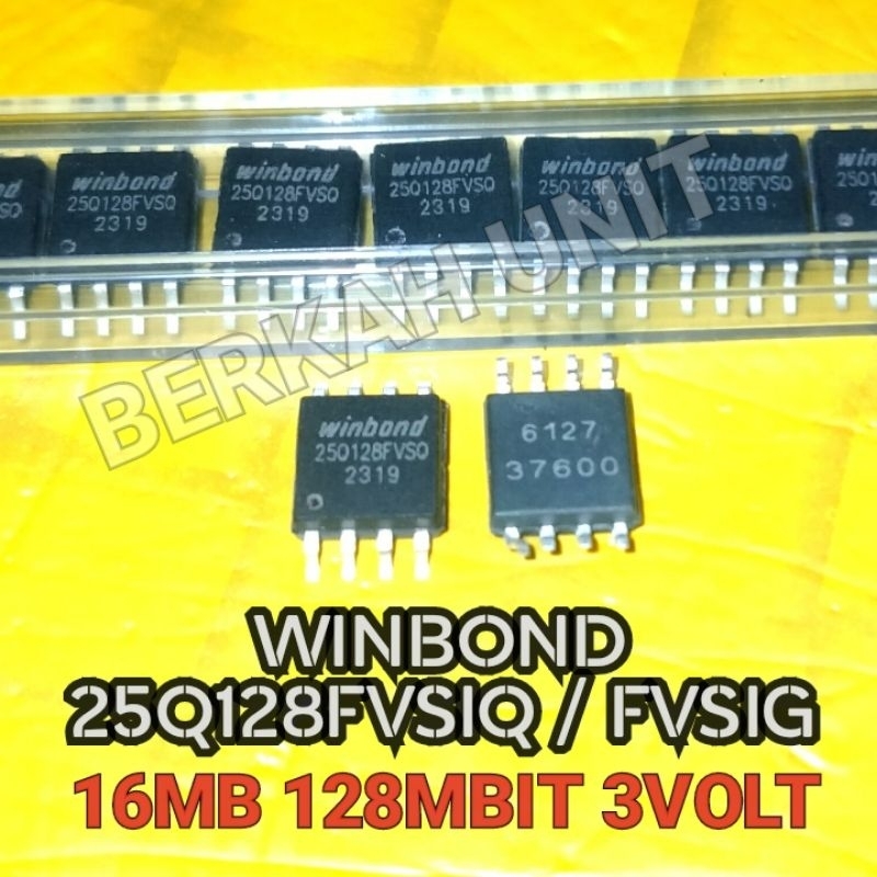 Jual BACA DESKRIPSI W25Q128FVSIG 25Q128JVSQ 25Q128FVSG WINBOND 25Q128 | Shopee Indonesia