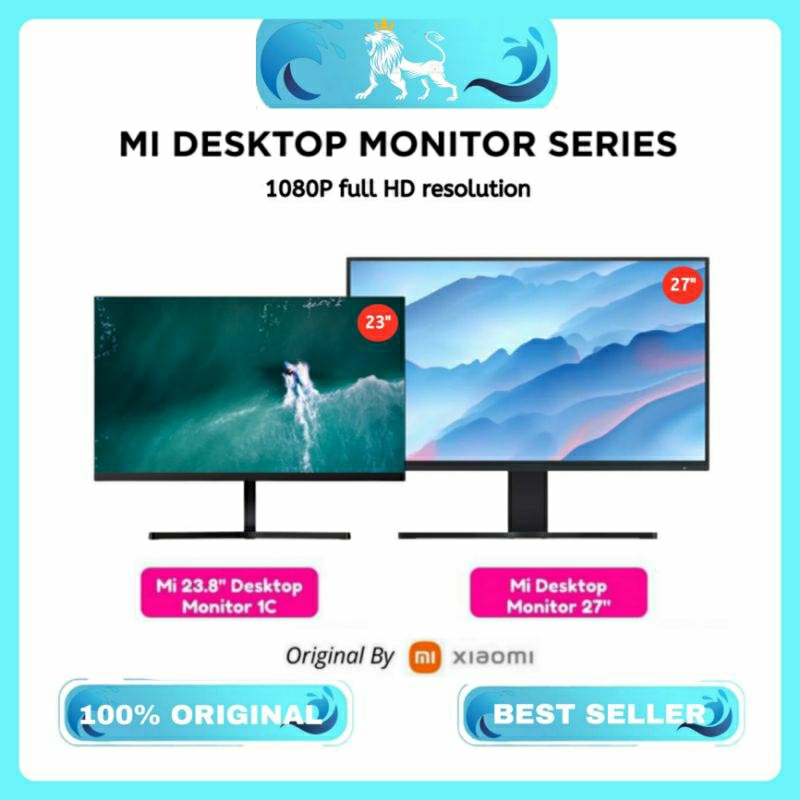 Jual Mi Desktop Monitor 23,8 / 27 inch Series 1080 Full HD Resolution ...