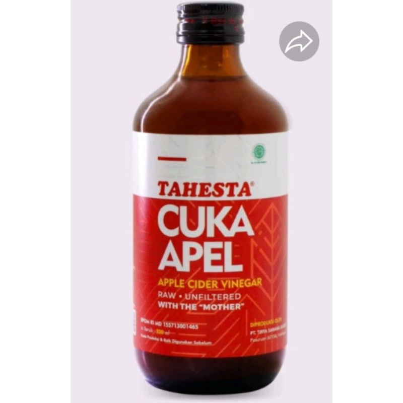 Jual tahesta cuka apel 230ml | Shopee Indonesia