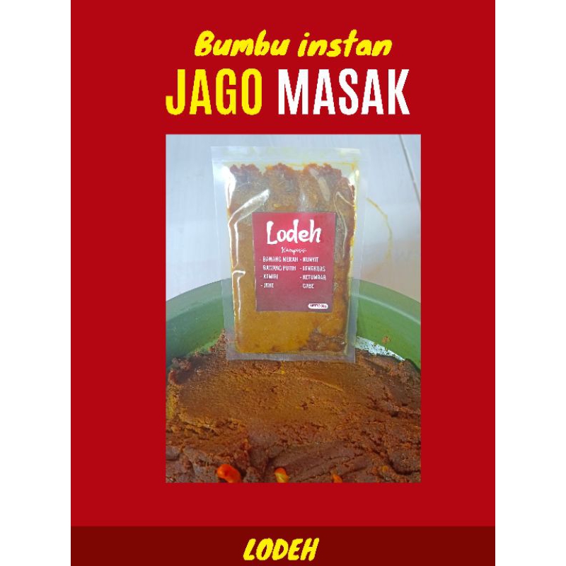 Jual Bumbu instan, bumbu halus, bumbu jadi LODEH masakan jawa 50 g ...