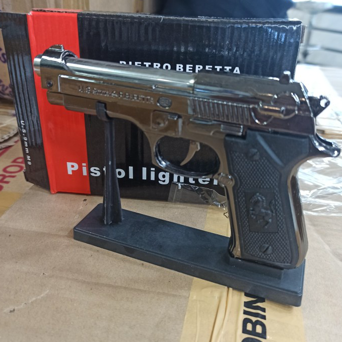 Jual Canggih KoreK Api Pistol Bareta M9 Skala 1:1 Plus Pajangan Stan ...