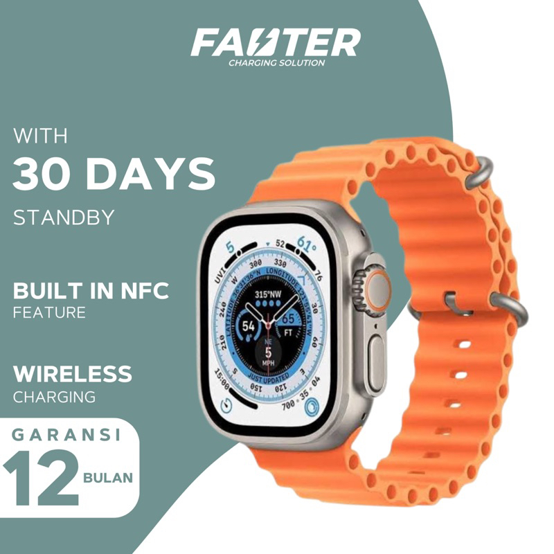 Jual [ TERBARU 2023 ] Fast Watch Series 8 ULTRA PRO Bluetooth ...