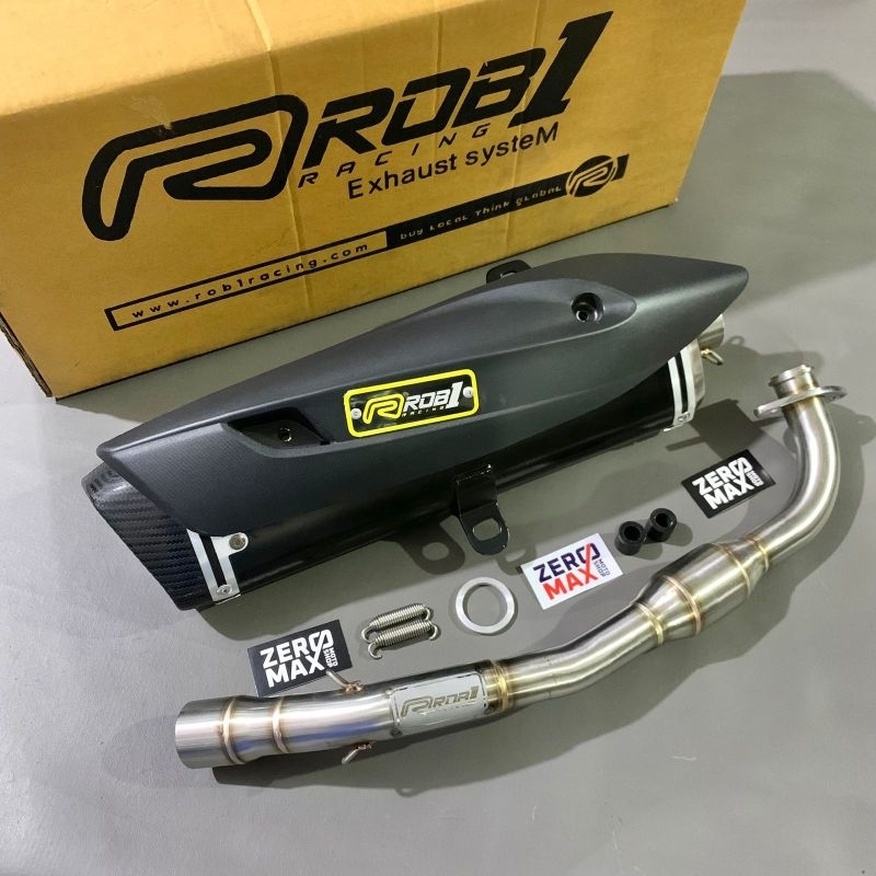 Jual Knalpot ROB1 Standar Racing Trioval Yamaha All New NMAX 2020-2024 ...
