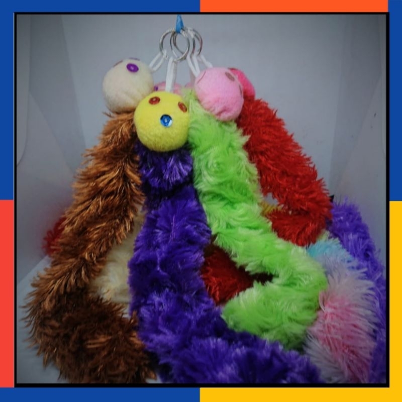 Jual Gantungan Kunci Boneka Ulat Isi 20pcs | Shopee Indonesia