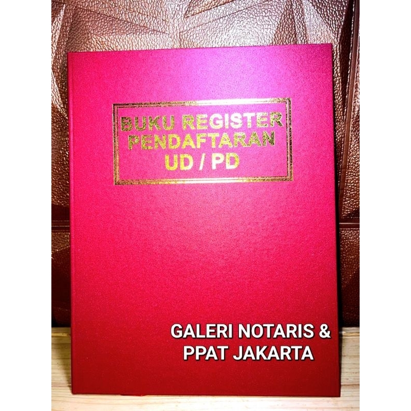 Jual Buku Register Pendaftaran UD / PD Buku Pendukung Pendaftaran UD ...