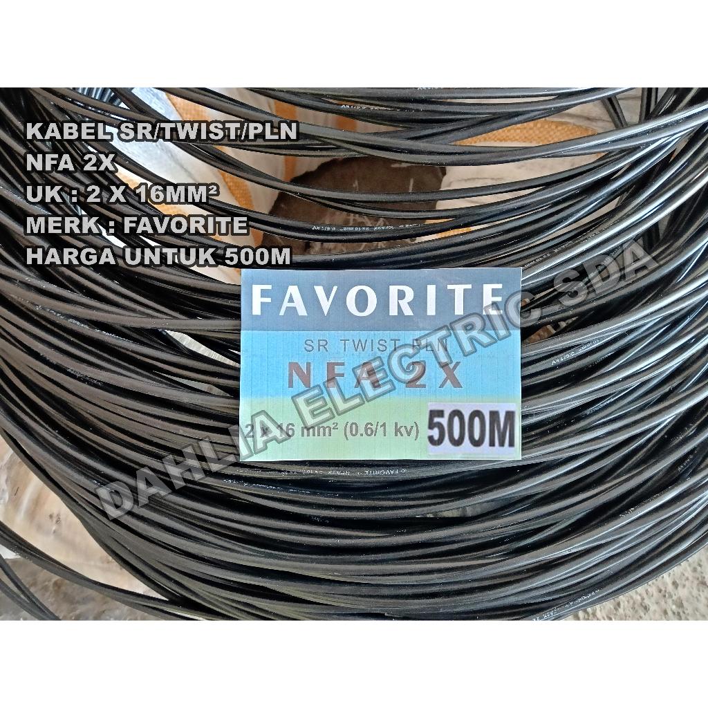 Jual KABEL SR / TWIST / NFA 2X 2 X 16MM² 500M FAVORITE | Shopee Indonesia