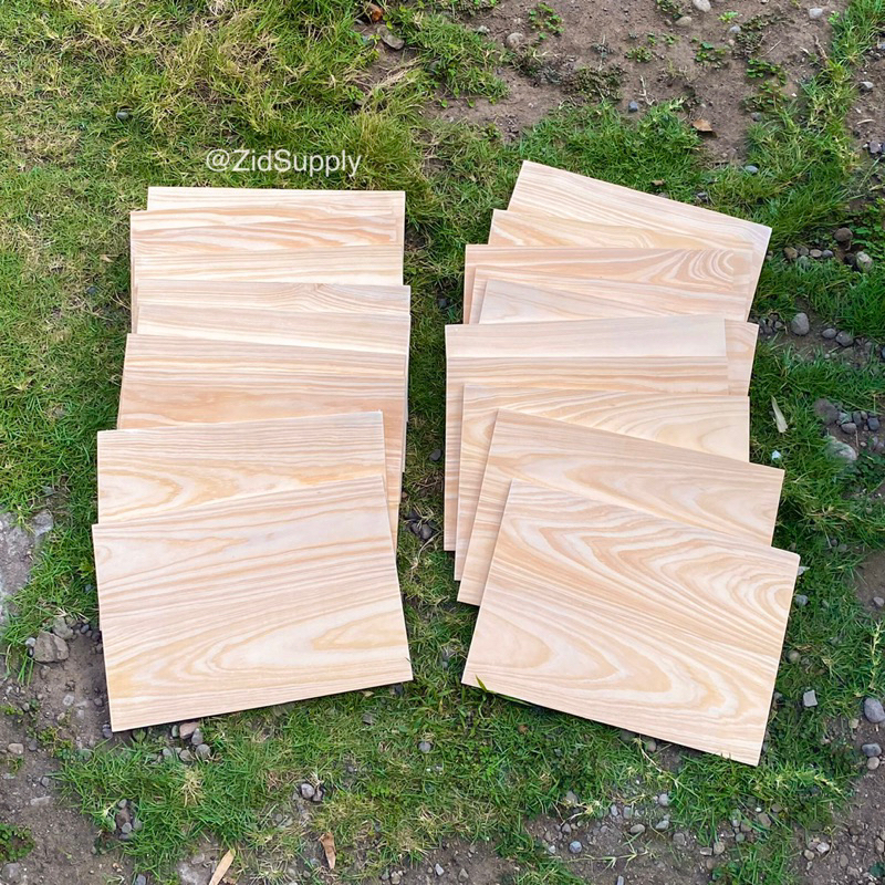 Jual Papan Kayu Pinus 4R Grade Premium Photowood Dekorasi Talenan Lukis ...