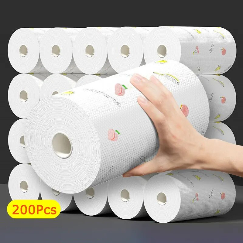 Jual Kain Lap Dapur Tisu Roll 200 Lembar - Tisu Roll Pembersih Dapur ...