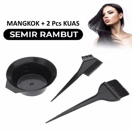 Jual Mangkok Semir Cat Rambut Sisir Semir Wadah Mangkok Tempat Mewarnai ...