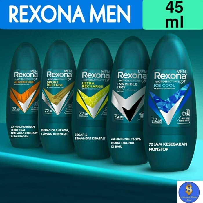 Jual Rexona Men Deodorant Roll On - 45ml | Shopee Indonesia