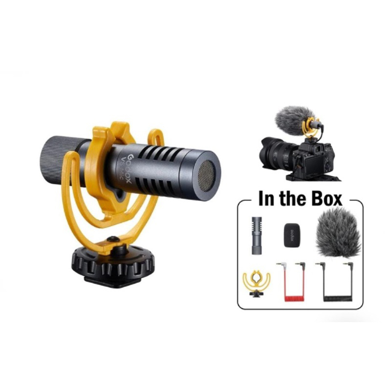 Jual Godox VS-Mic Godox VSMic Compact Shotgun Microphone | Shopee Indonesia