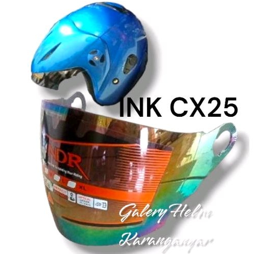 Jual (NDR-1) Kaca Helm INK CX 25 all Varian Warna || Visor INK CX25 ...
