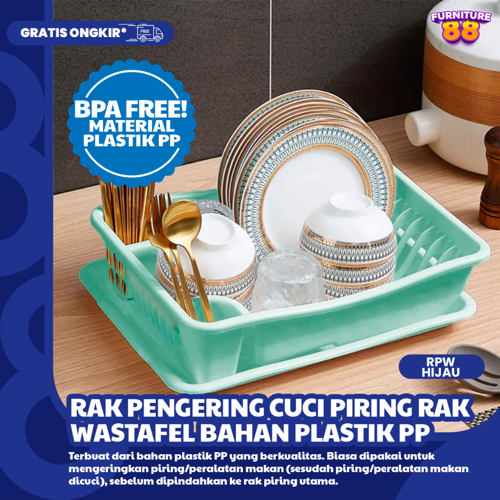 Jual Furniture88 Rak Pengering Cuci Piring Rak Wastafel Rak Piring ...