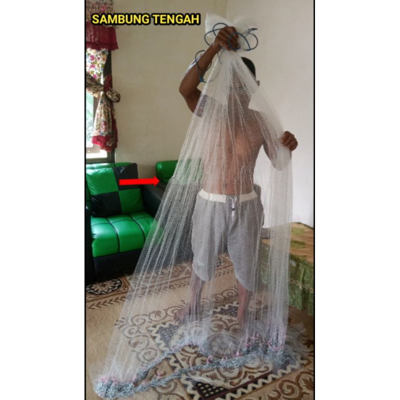 Jual Jala ikan dan udang siap pakai / jala lempar | Shopee Indonesia