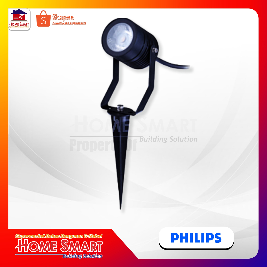 Jual Lampu Sorot LED Outdoor Philips BGP150 Taman Tancap - Natural White | Shopee Indonesia