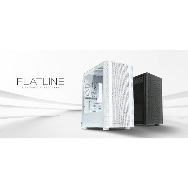 Jual Casing Tecware Flatline MK2 White Casing PC Gaming USB Type C ...