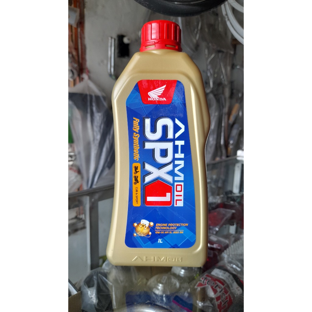 Jual AHM Oil SPX 1 Fully Synthetic 1 L (100% Ori) | Shopee Indonesia