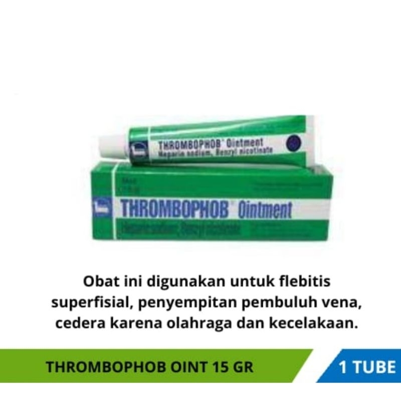 Jual Thrombophob Gel 20 gr Thrombopob Gel atasi Varises Bengkak Lebam ...