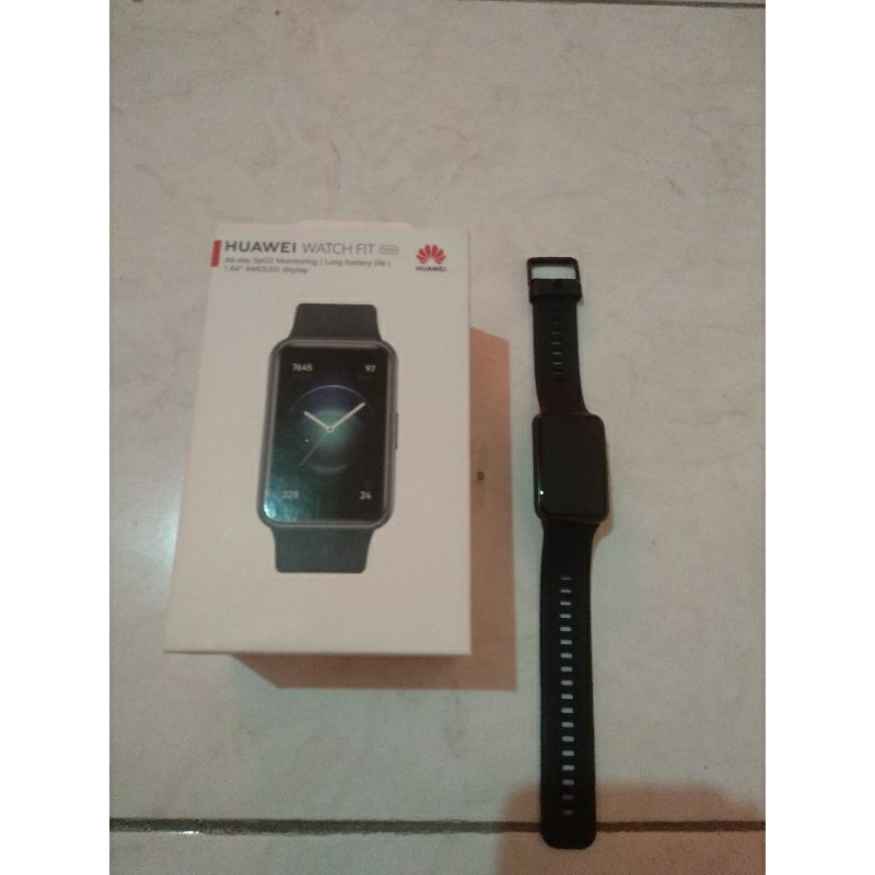 Jual huawei watch fit 1 hitam mulus | Shopee Indonesia