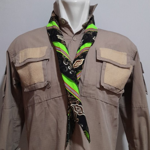 Jual SCRAF PRAMUKA/ PRAMUKA SCRAF MOTIF BATIK NUSANTARA MEGAMENDUNG ...