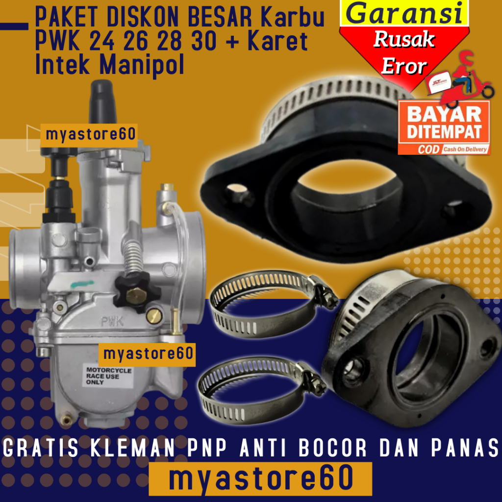 Jual Paket Promo Lengkap!!! Karburator Karbu KEIHIN PWK 24 PWK 26 PWK 28 PWK 30 Carburator PWK24 ...