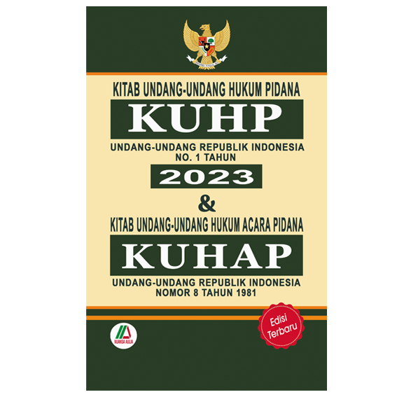 Jual Buku KUHP (Kitab Undang-Undang Hukum Pidana) 2023 dan KUHAP ...