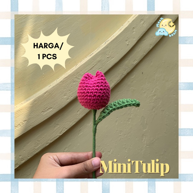 Jual CUSTOM BY REQUEST Crochet Mini Bouquet / Buket Bunga Rajut Mini ...