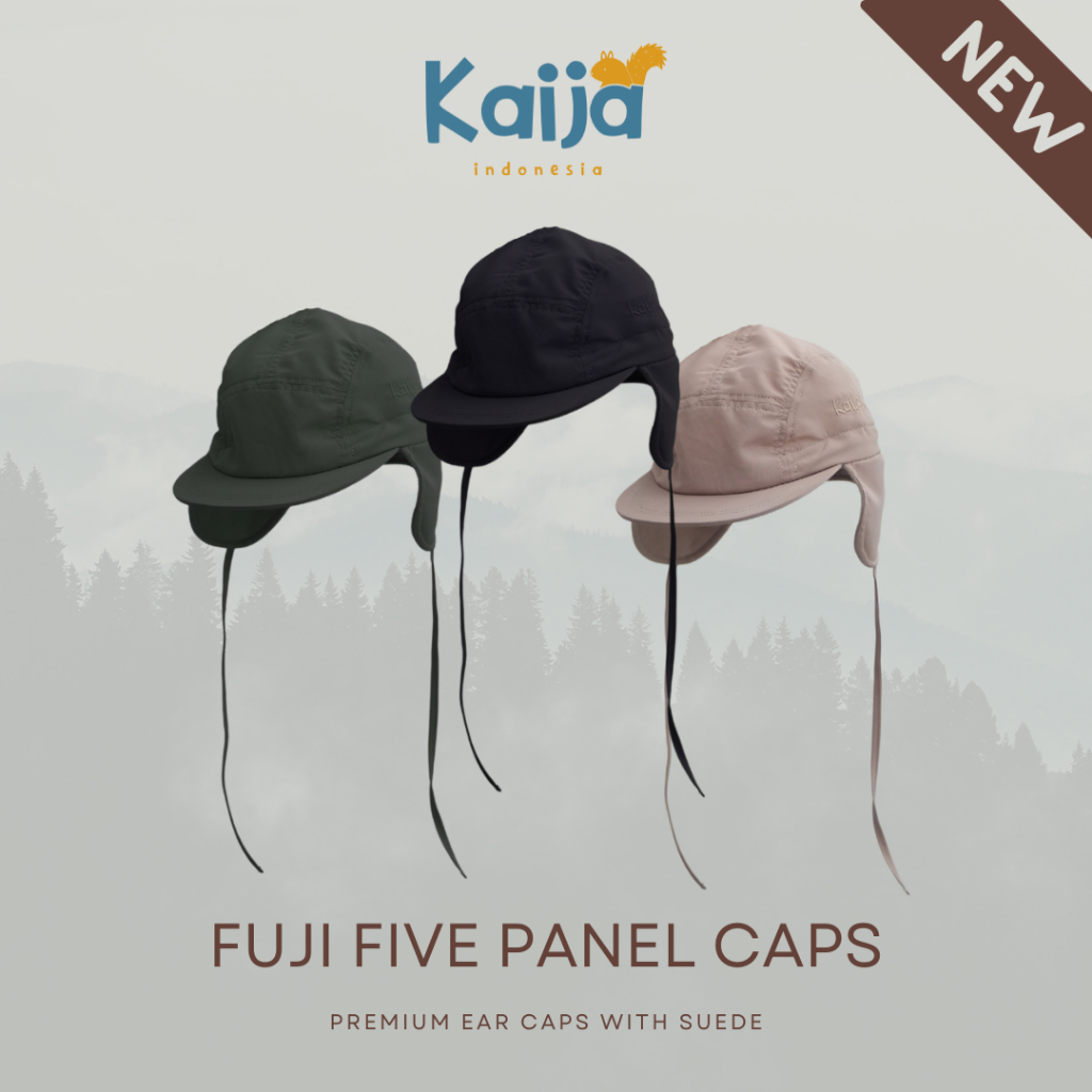 Jual FUJI HAT ADULT / Topi Five Panel Ear Cap Dewasa by KAIJA | Shopee ...