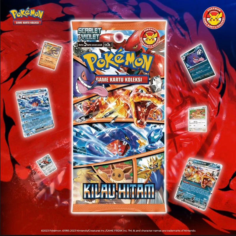 Jual kilau hitam SV3S booster pack pokemon tcg indonesia card kartu langka original charizard ...