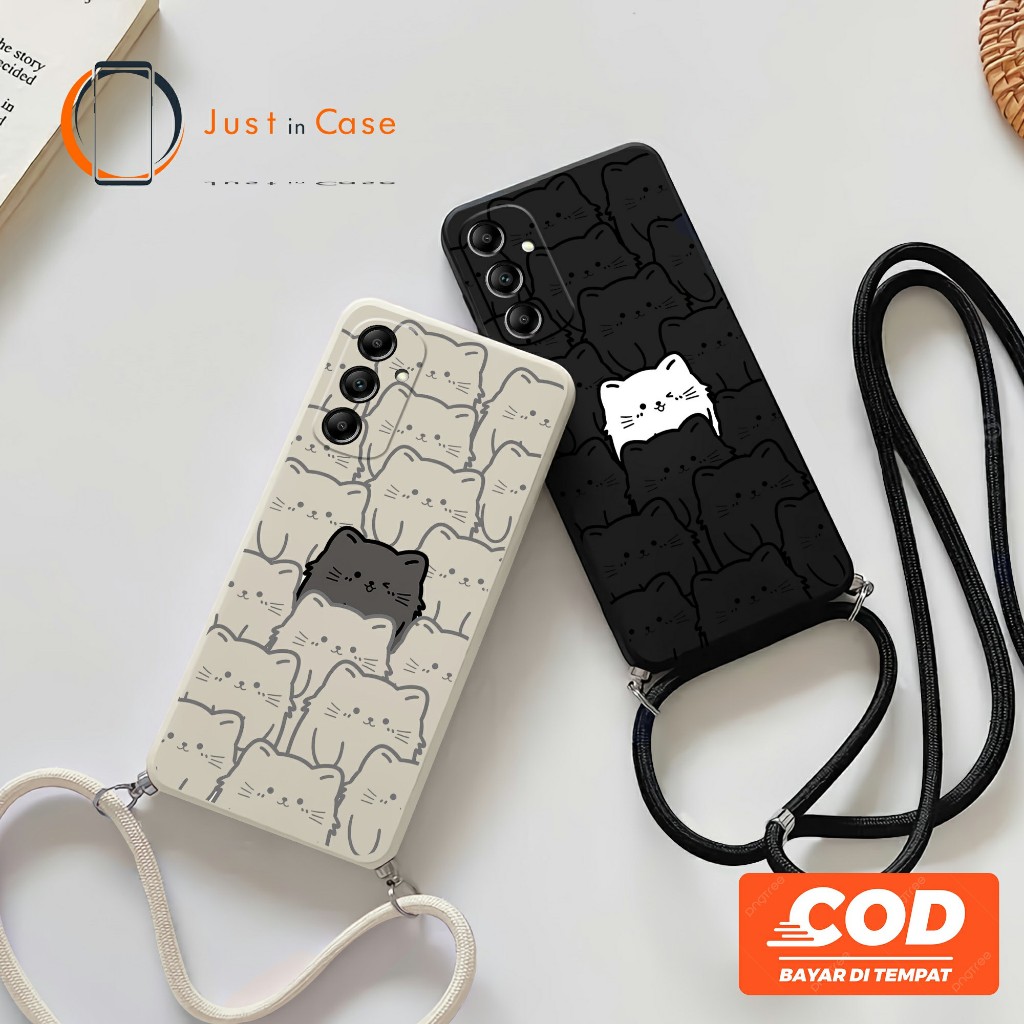 Jual Sling Case Macaron Softcase Tali (UV44) Samsung A16 A26 A36 A56 A06 A15 A25 A35 A55 A05 ...