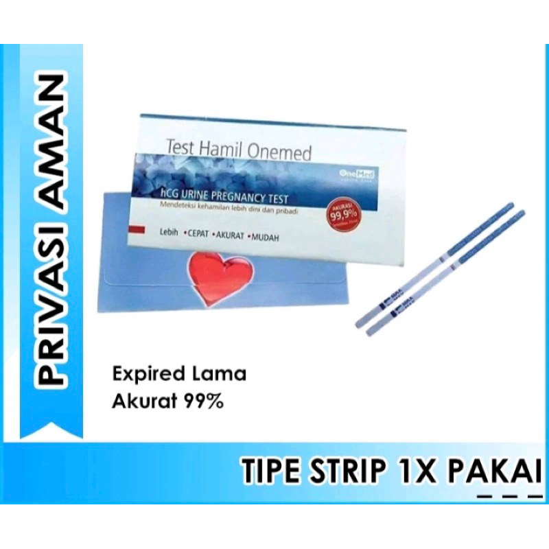 Jual ONEMED PREGNANCY TEST STRIP - ALAT TEST KEHAMILAN | Shopee Indonesia