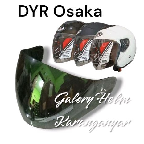 Jual (NDR) Kaca Helm DYR Osaka Dan DYR Sporty Non Flat all Varian Warna ...